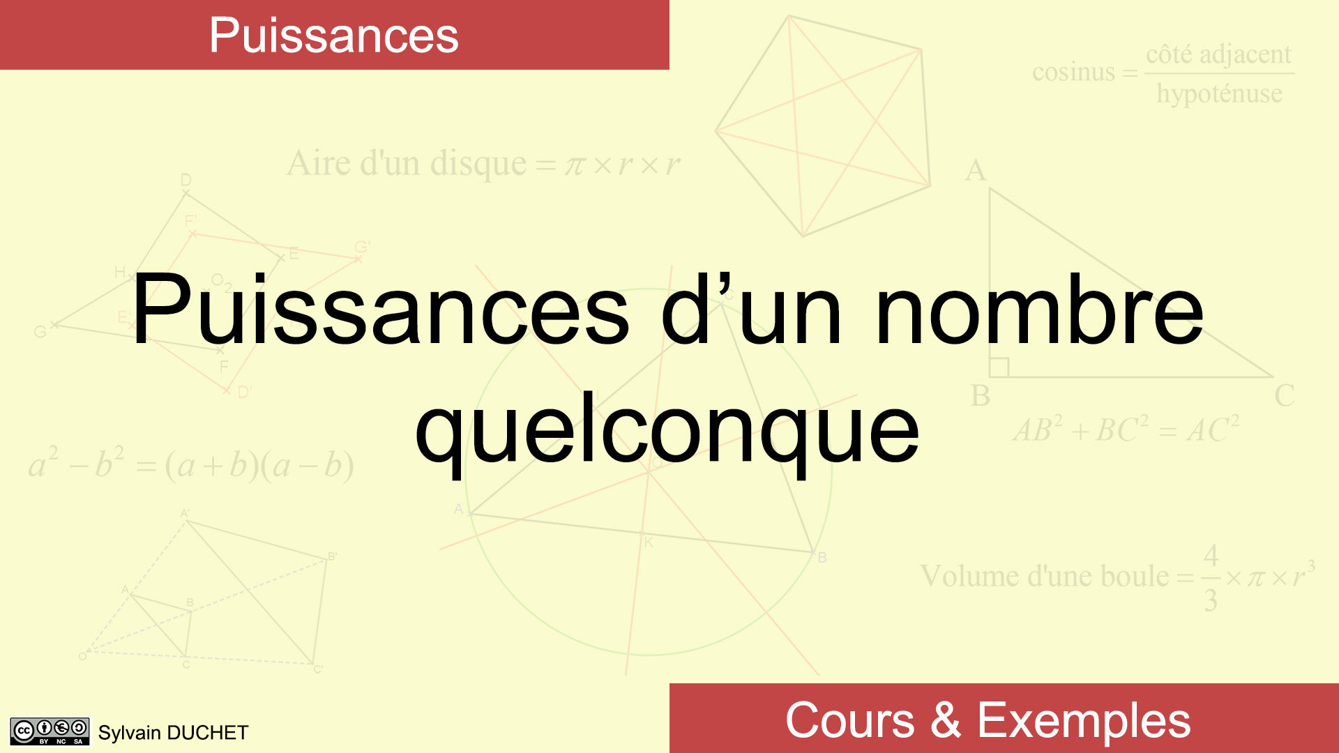 Pod - Puissance D'Un Nombre Quelconque